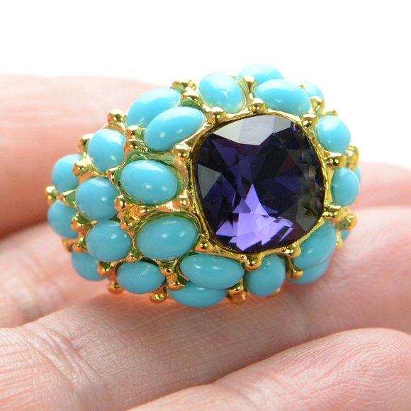 Kenneth Jay Lane | Jewelry | Kenneth Jay Lane Kjl Purple Crystal ...